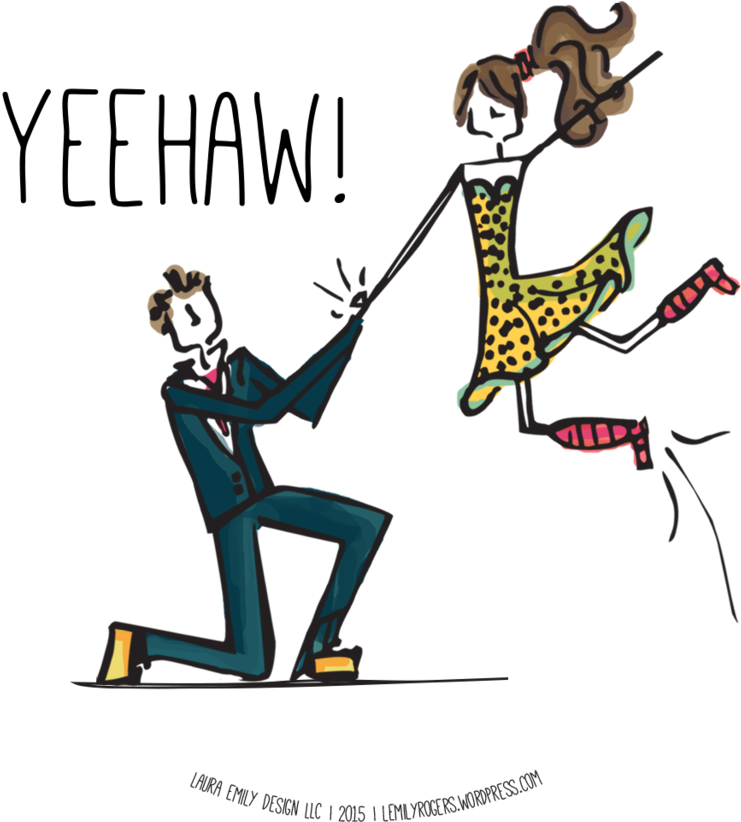 Yeehaw - Cartoon Clipart - Full Size Clipart (#3910189) - PinClipart