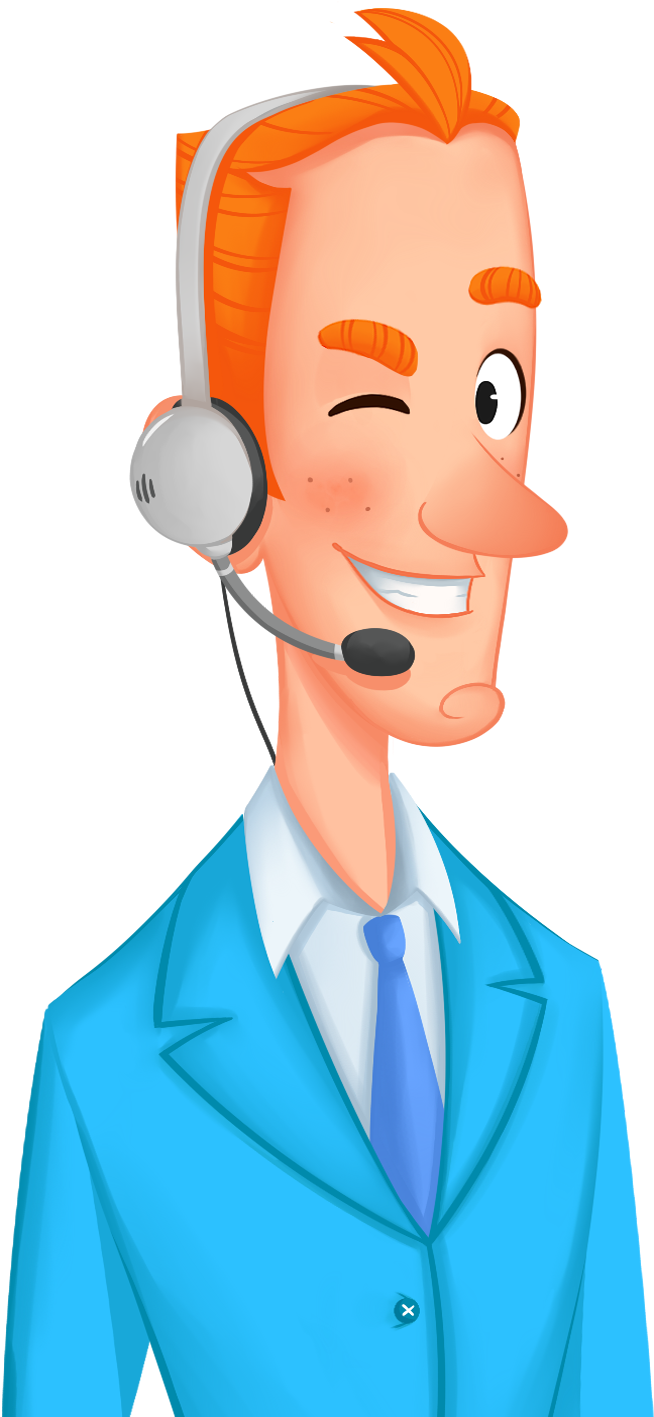 Callcenter - Cartoon Clipart - Full Size Clipart (#3916819) - PinClipart