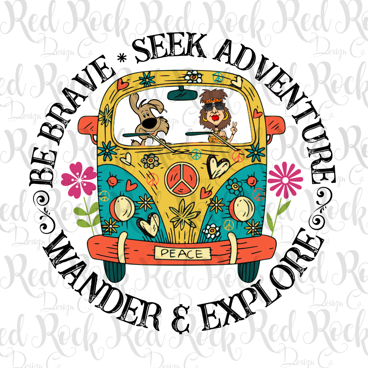 Hippie Bus Clip Art - Png Download - Full Size Clipart (#3927341 ...