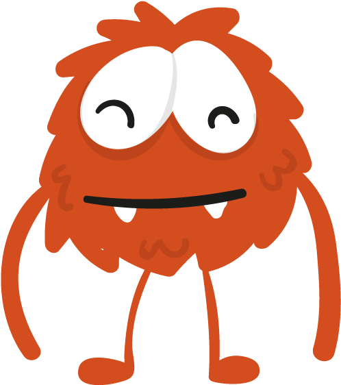 Fuzzy Red Monster - Cartoon Clipart - Full Size Clipart (#3930657 ...