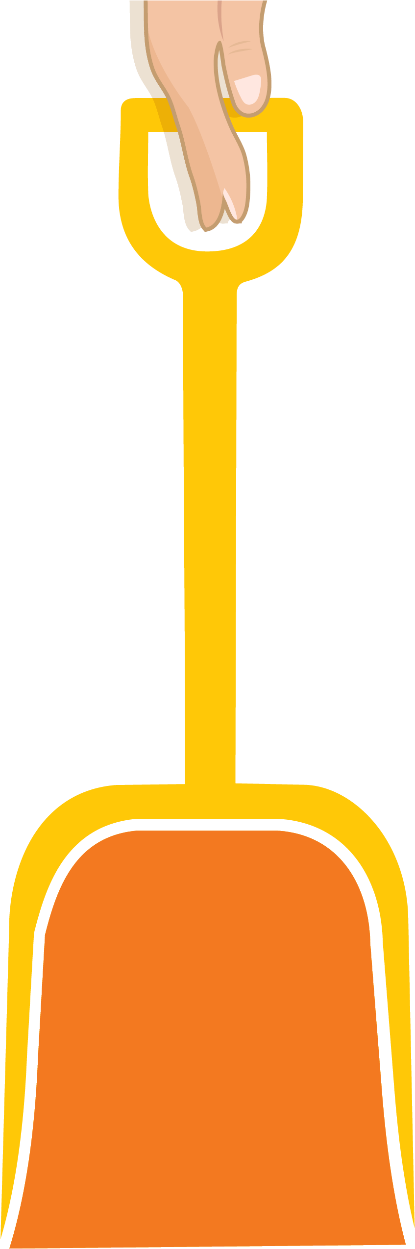 Square Clipart Shovel - Snow Shovel - Png Download - Full Size Clipart ...