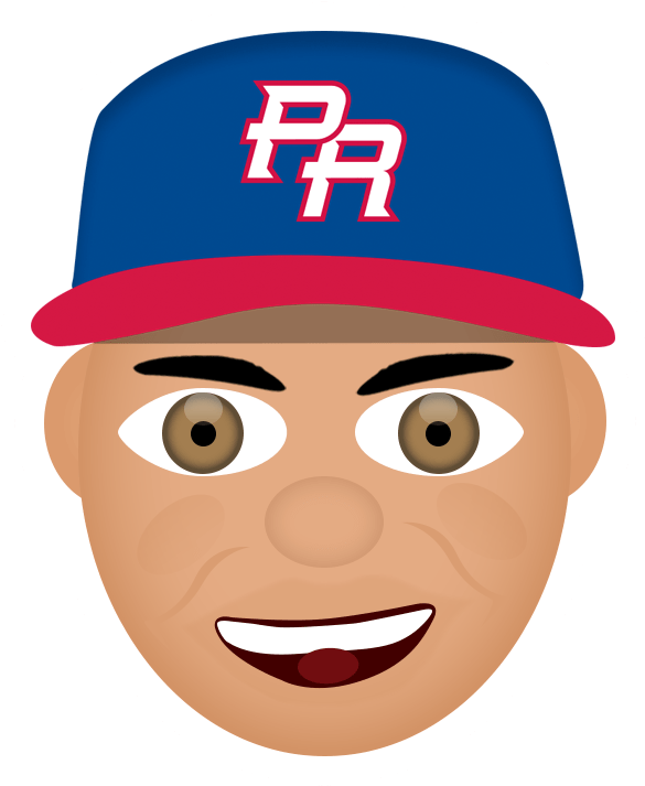 Blonde Puerto Rico Baseball - Puerto Rico Baseball Clipart - Full Size ...