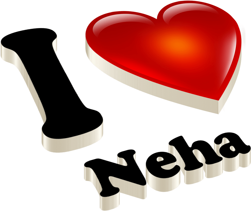Neha Name Png Ready Made Logo Effect Images Names - Heart Clipart ...