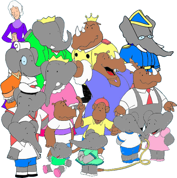 Madame Babar Rataxes Cornelius Pompadour Celeste Lady Clipart - Full ...