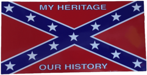 Download Confederate Flag "my Heritage Our History" Sticker - Dixieland ...