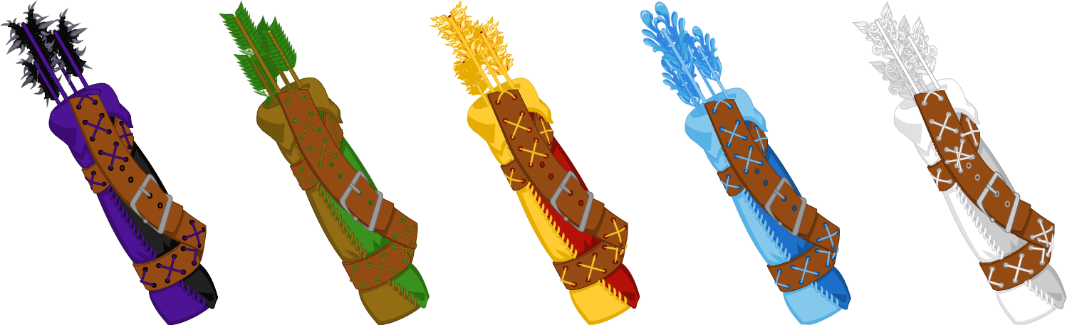 2010 Elemental Quiver Clipart - Full Size Clipart (#3947518) - PinClipart