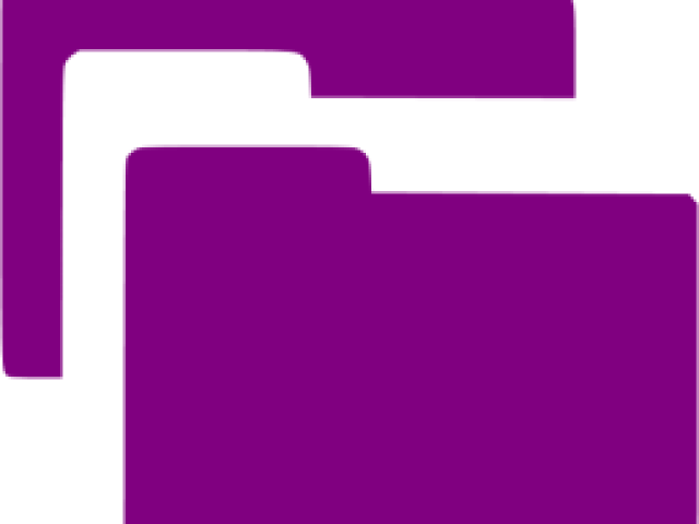 Folder Icons Purple - Electric Blue Clipart - Full Size Clipart ...