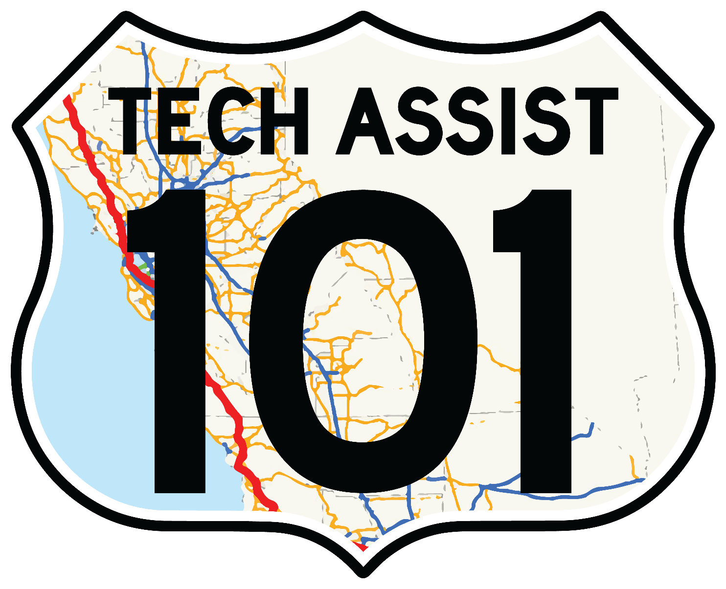 2018 By Dylan Tobin Designs - Highway 395 Map Clipart - Full Size ...