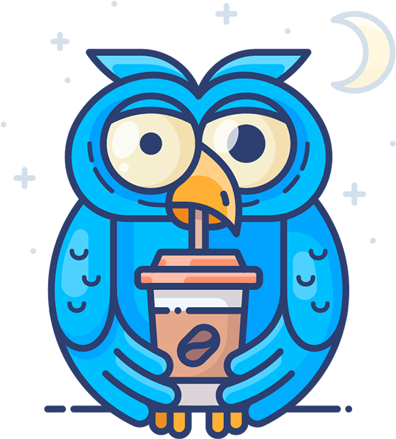 Night Owl - Cartoon Clipart - Full Size Clipart (#3956120) - PinClipart