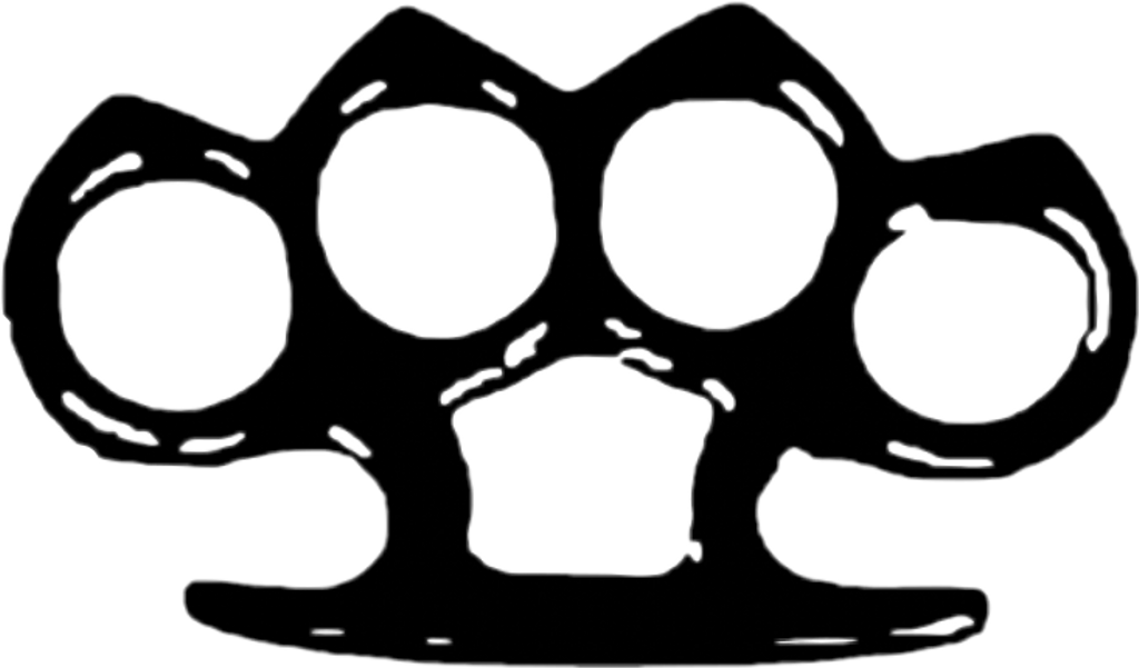 Brassknuckles Sticker Clipart - Full Size Clipart (#3956781) - PinClipart