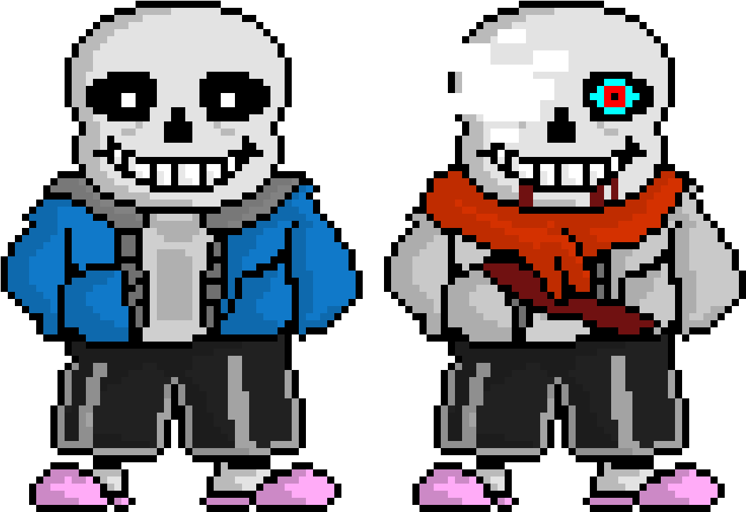 Download Undertale Aftertale Sans Pixel Art Maker Png Undertale ...