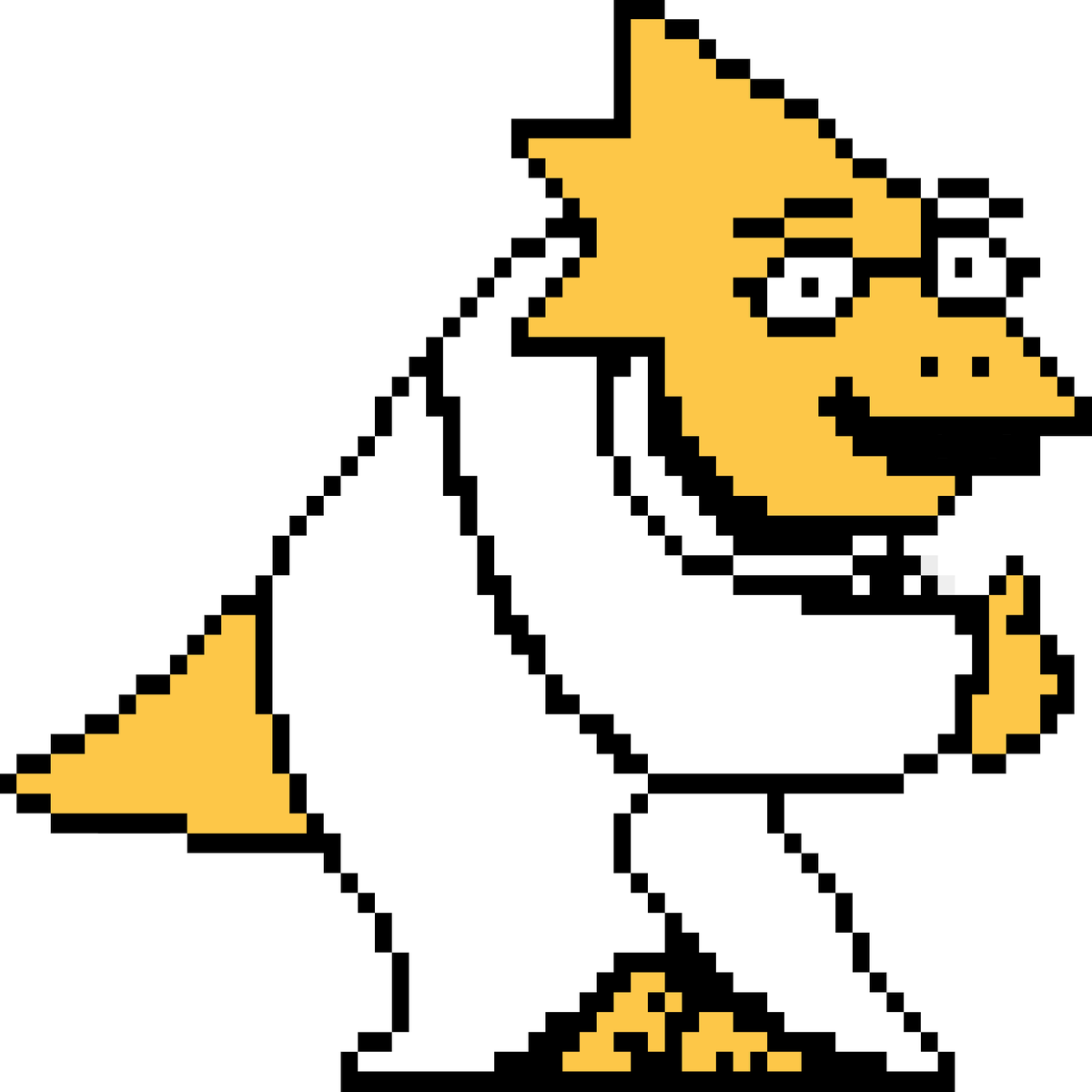 Artwork Clipart Art Studio - Undertale Alphys Colored Sprite - Png ...