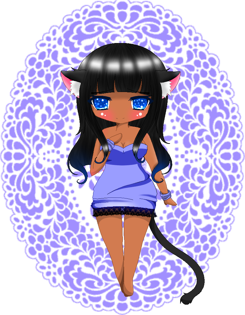 Alice- Chibi - Stencil Clipart - Full Size Clipart (#3966891) - PinClipart