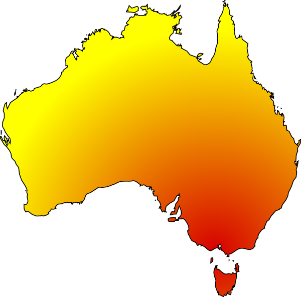 How To Set Use Australia3a Icon Png - Map Of Australia Clipart - Full ...