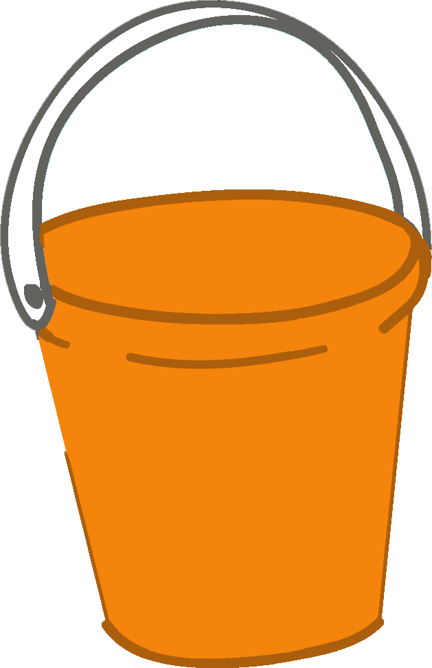 Download Share This - - Orange Beach Bucket Clipart - Png Download ...