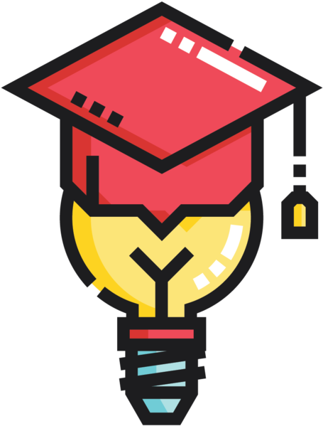 Icons Grad Bulb Clipart - Full Size Clipart (#3982210) - PinClipart