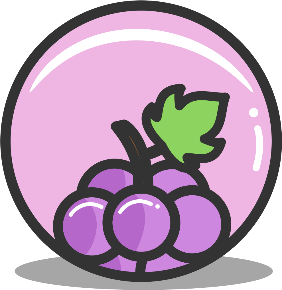 Button Grape Icon - Nutrition Ico Clipart - Full Size Clipart (#3999247 ...