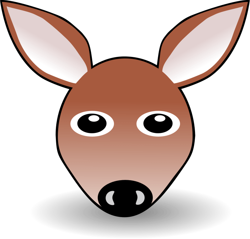 Face Drawing Cartoon Download - Doe Clipart Face - Png Download - Full ...