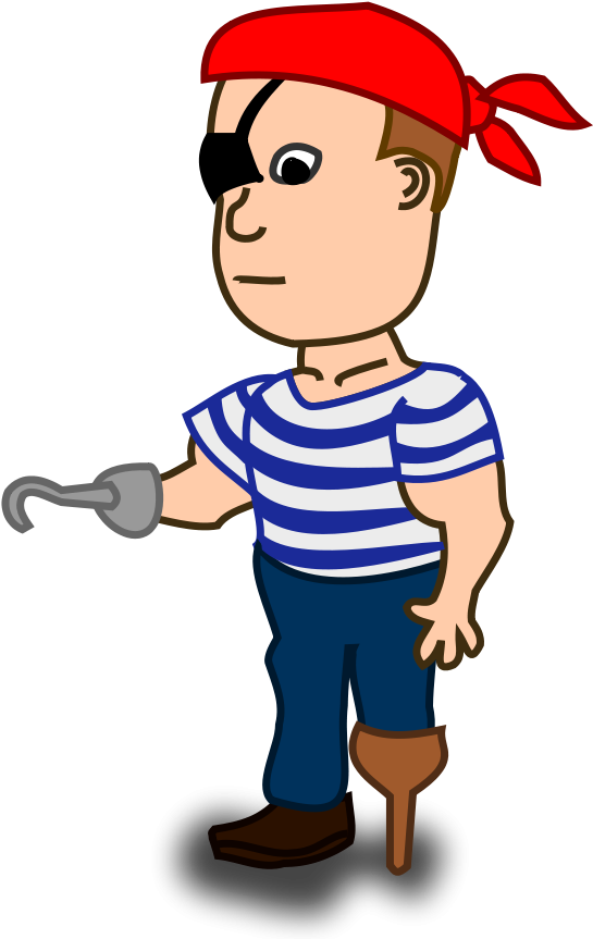 Cartoon - Pirate Clip Art - Png Download - Full Size Clipart (#45231 ...