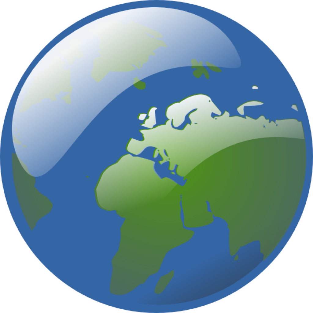 Animated Globe Clipart Earth Globe Clip Art At Clker - Transparent ...