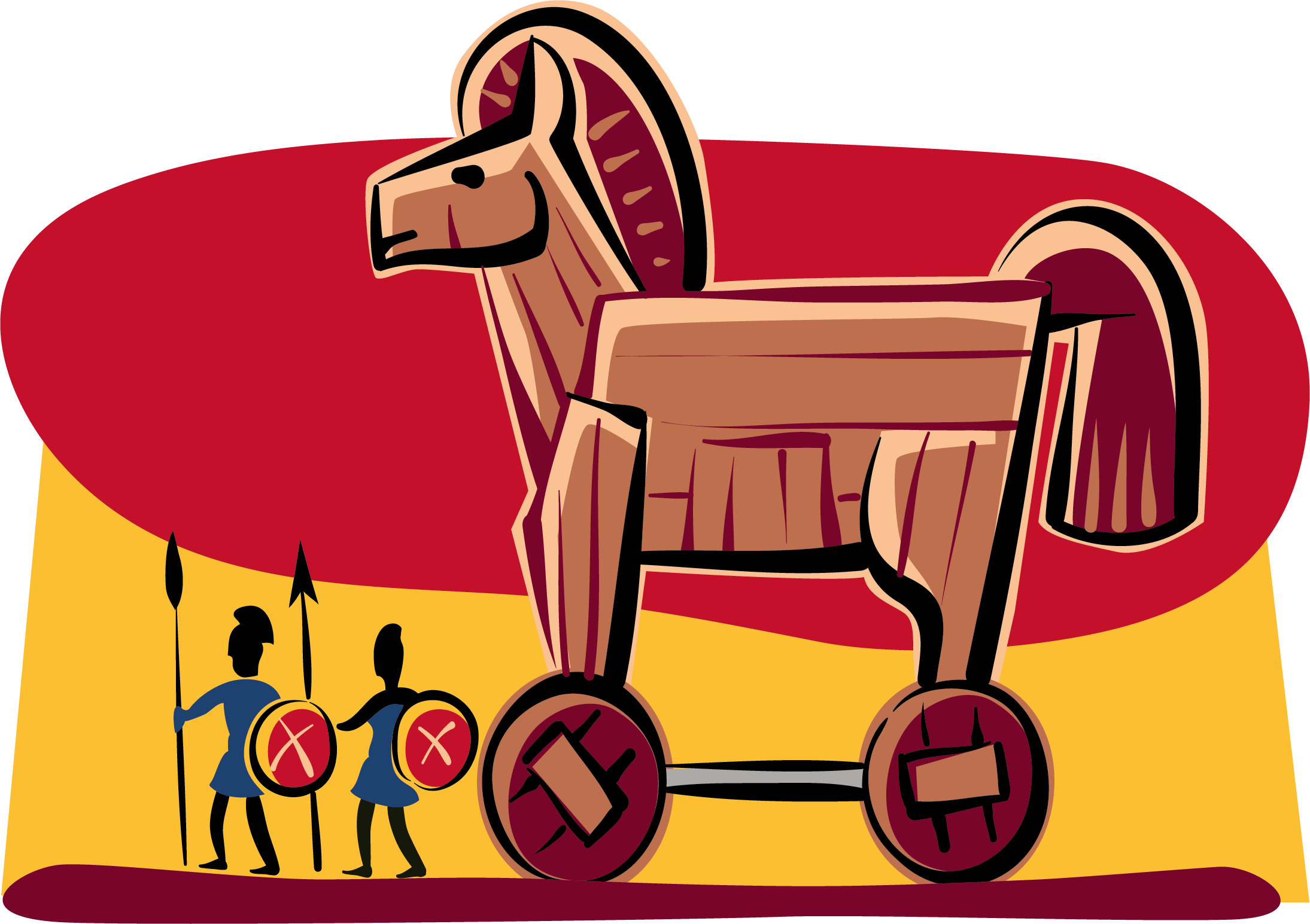 Trojan Clipart Transparent - Trojan Horse Clipart - Png Download - Full ...