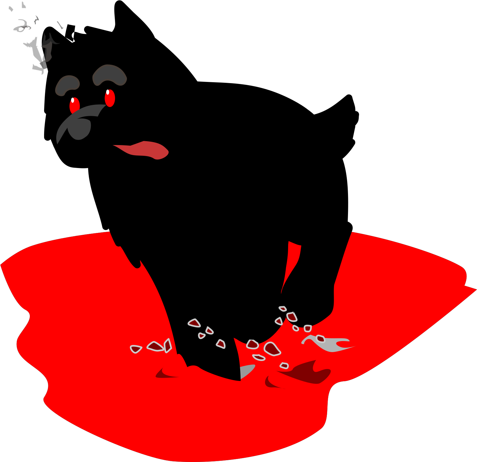 Hellhound Clipart - Png Download - Full Size Clipart (#405003) - PinClipart