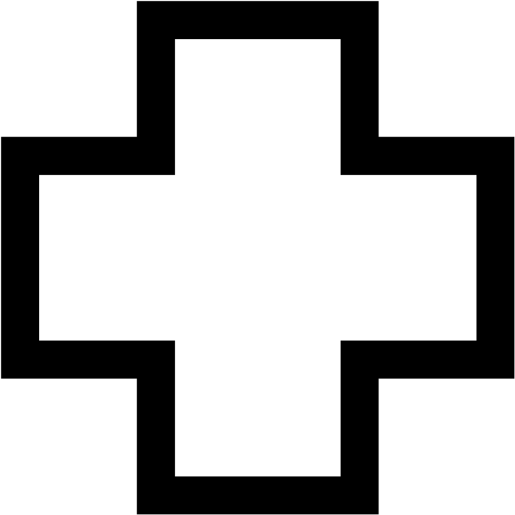 Plus Outline Clipart - Full Size Clipart (#409825) - PinClipart