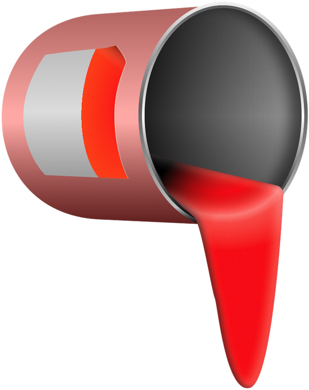 Red Paint Bucket Png - Circle Clipart - Full Size Clipart (#4008020 ...