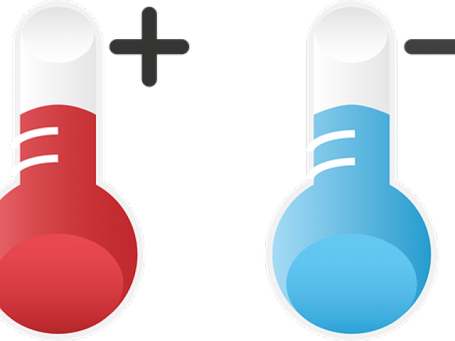 Warmth Clipart Cool Thermometer - Hot And Cold Png Transparent Png ...