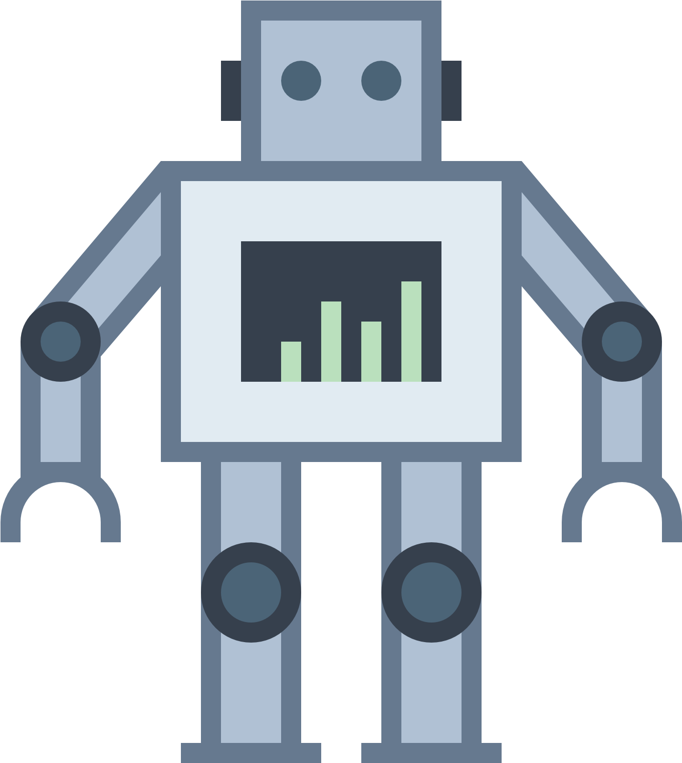 Download Robot 2 Icon - Robot Blocky Clipart (#4013303) - PinClipart