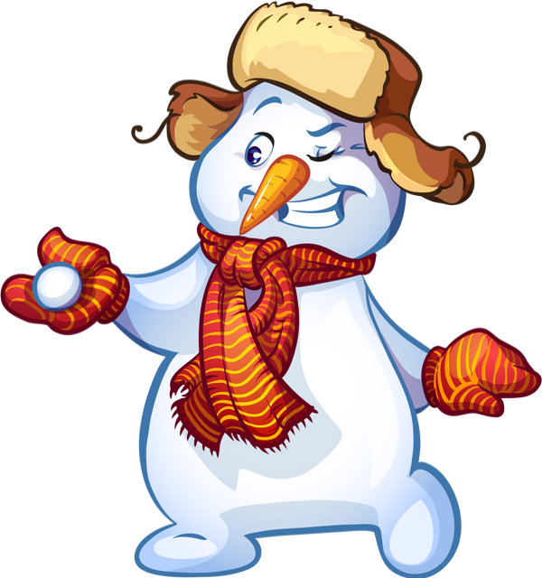 Funny Cartoon Snowman Clipart - Full Size Clipart (#4013563) - PinClipart