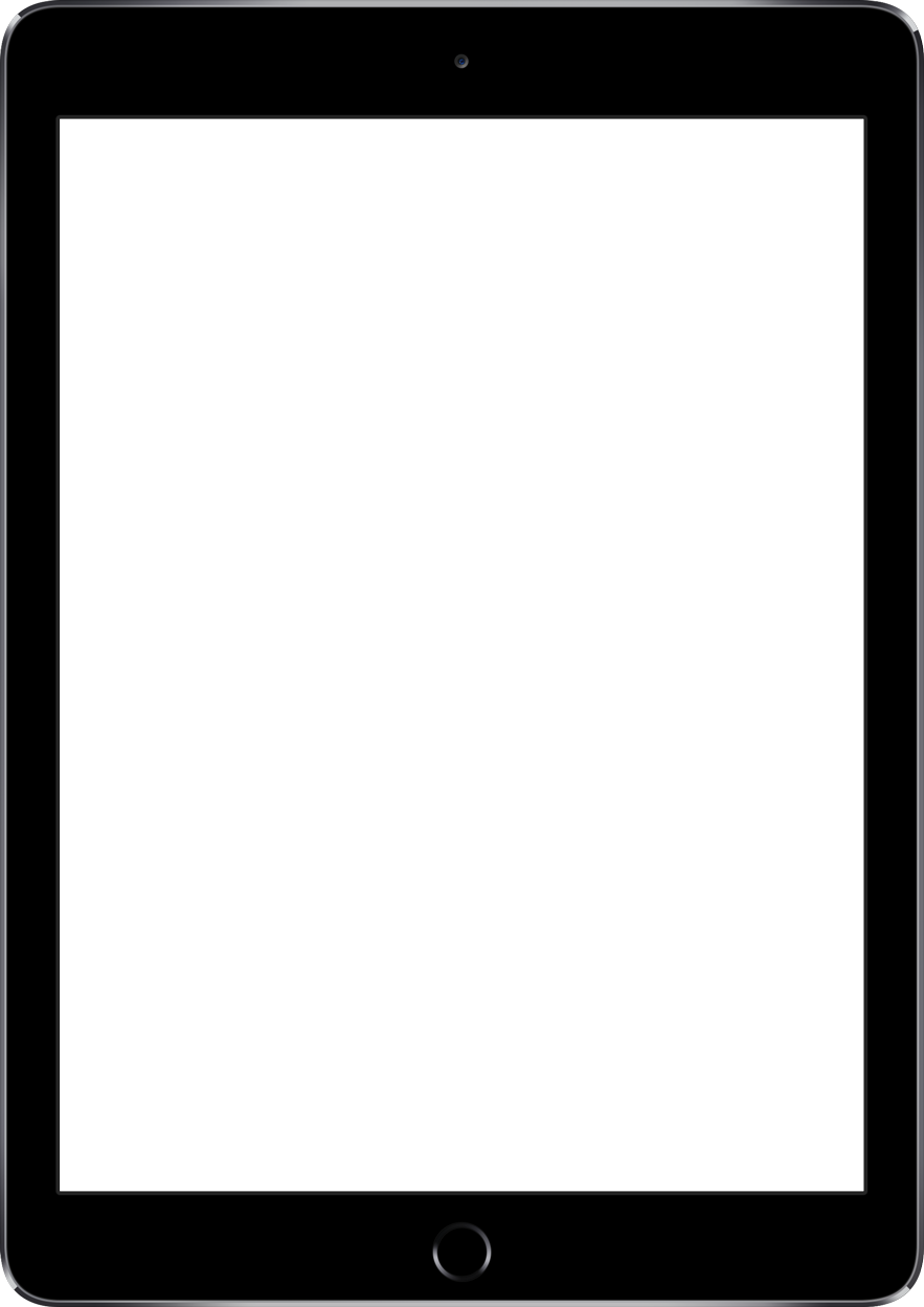 Ipad - Mobile Phone Template Png Clipart - Full Size Clipart (#4014885 ...