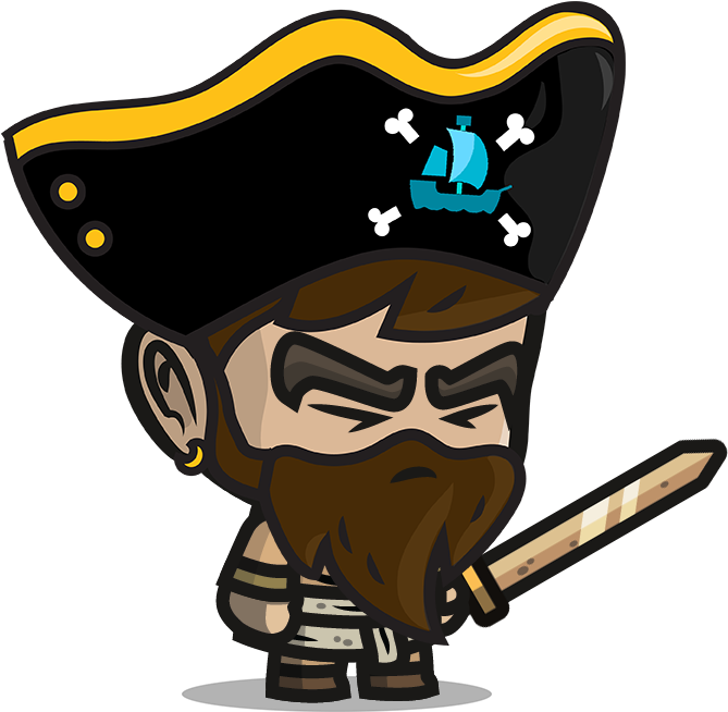 Pirate Chibi Clipart - Full Size Clipart (#4019940) - PinClipart