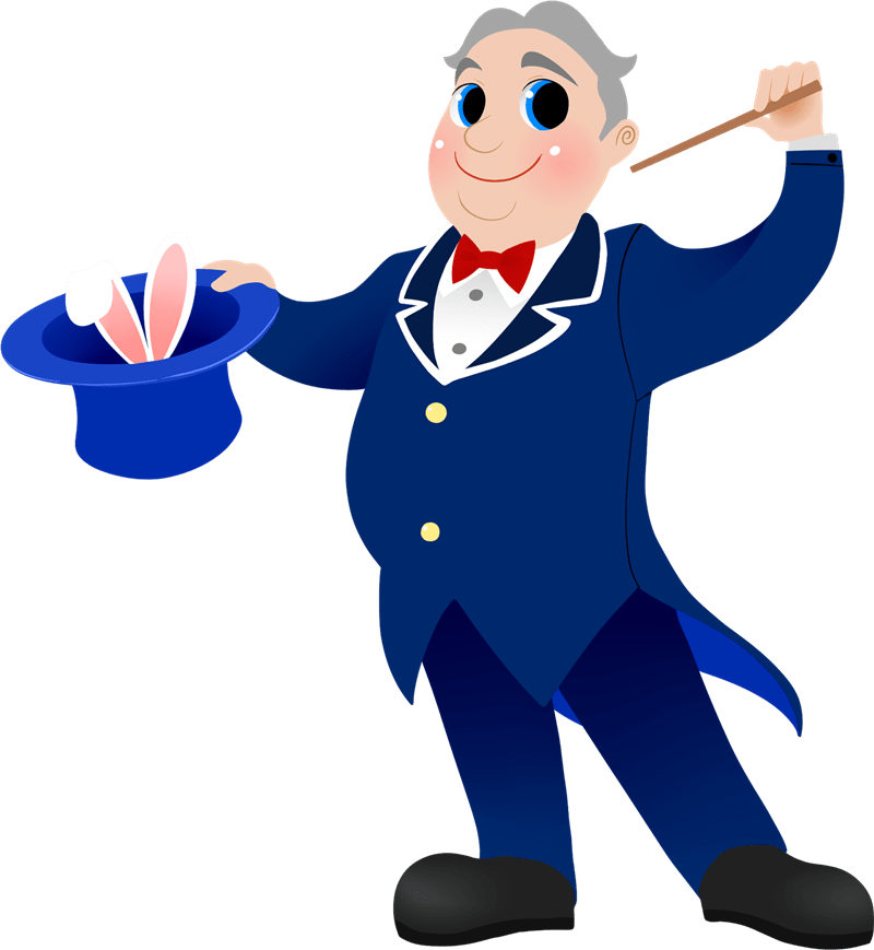 Magician Clip Art Free - Magician Clipart - Png Download - Full Size ...