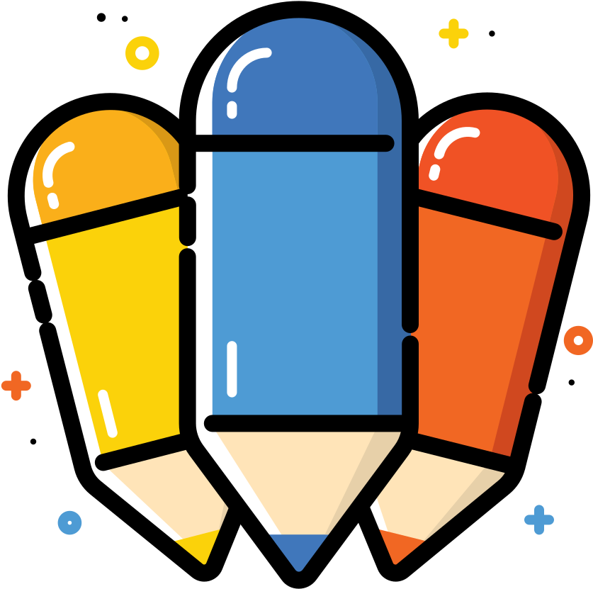 Colorful Pencil Icon Office Iconset Thalita Torres - Pencil Icon Png ...