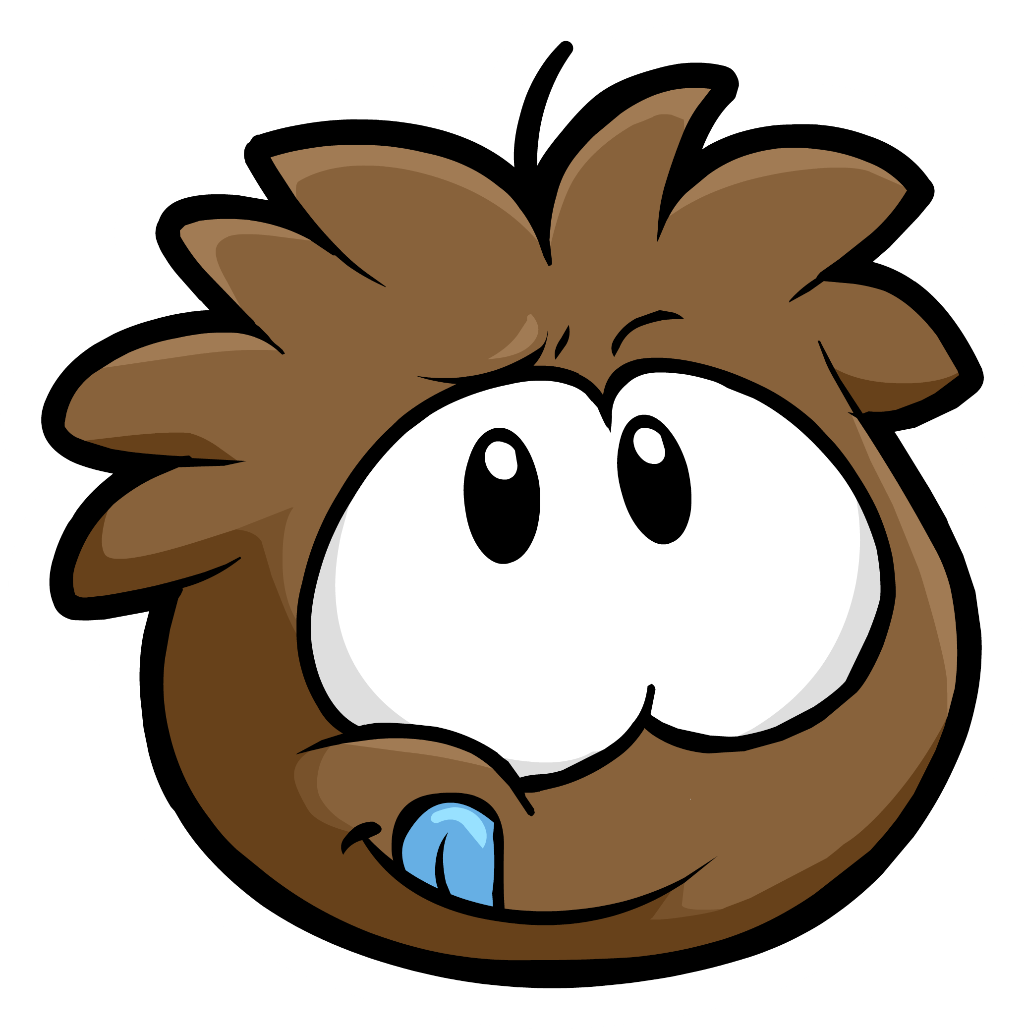 Brown Puffle - Club Penguin Puffle Cafe Clipart - Full Size Clipart ...