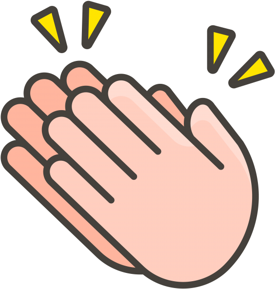 Clapping Hands Emoji - Animation Clapping Clipart - Png Download - Full ...