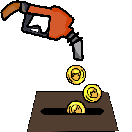 Saving Money On Gas Clipart - Full Size Clipart (#4055196) - PinClipart