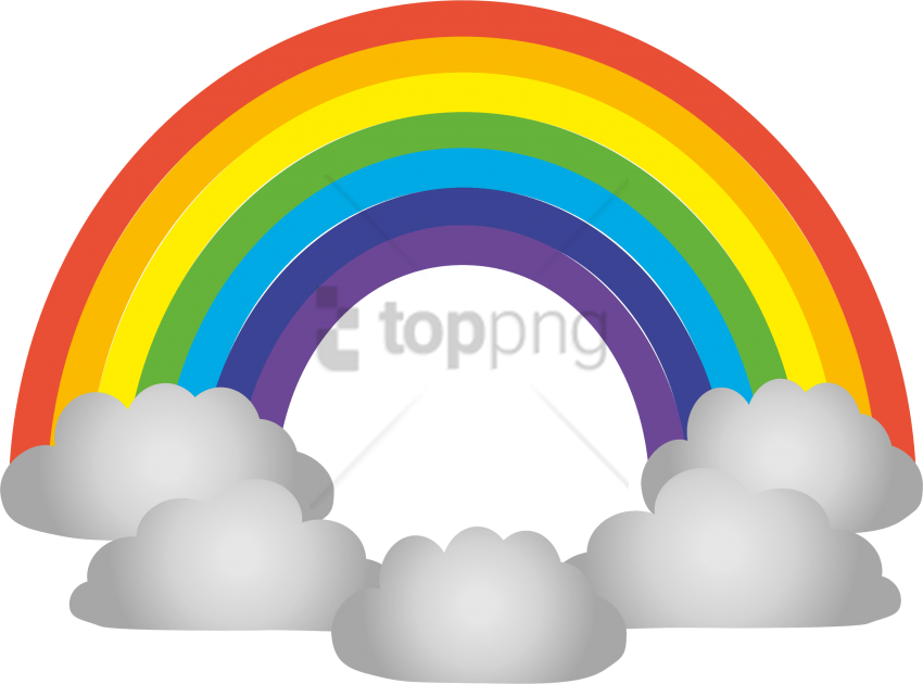 Download Free Png Rainbow Cloud Png Png Image With Transparent ...