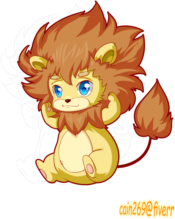 Draw Chibi Of Your Pet Or Animal Character - Cartoon Clipart - Full ...