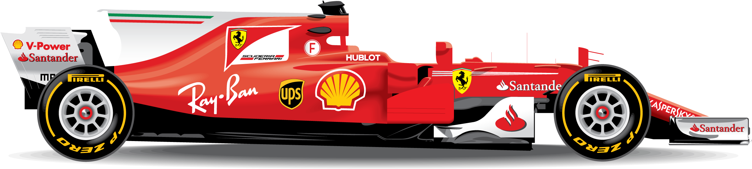 2nd Place - Ferrari Sf70h Clipart - Full Size Clipart (#4058154 ...