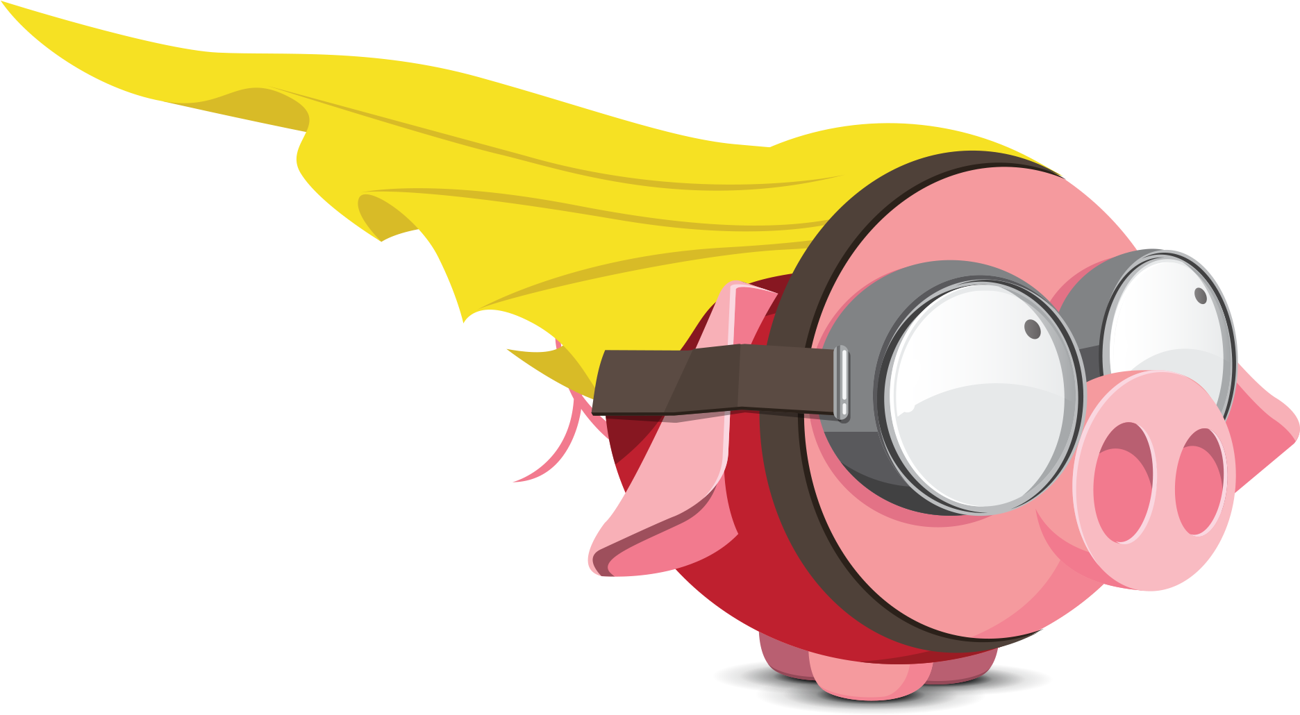 The Smartest Pig In The World - Cartoon Clipart - Full Size Clipart ...