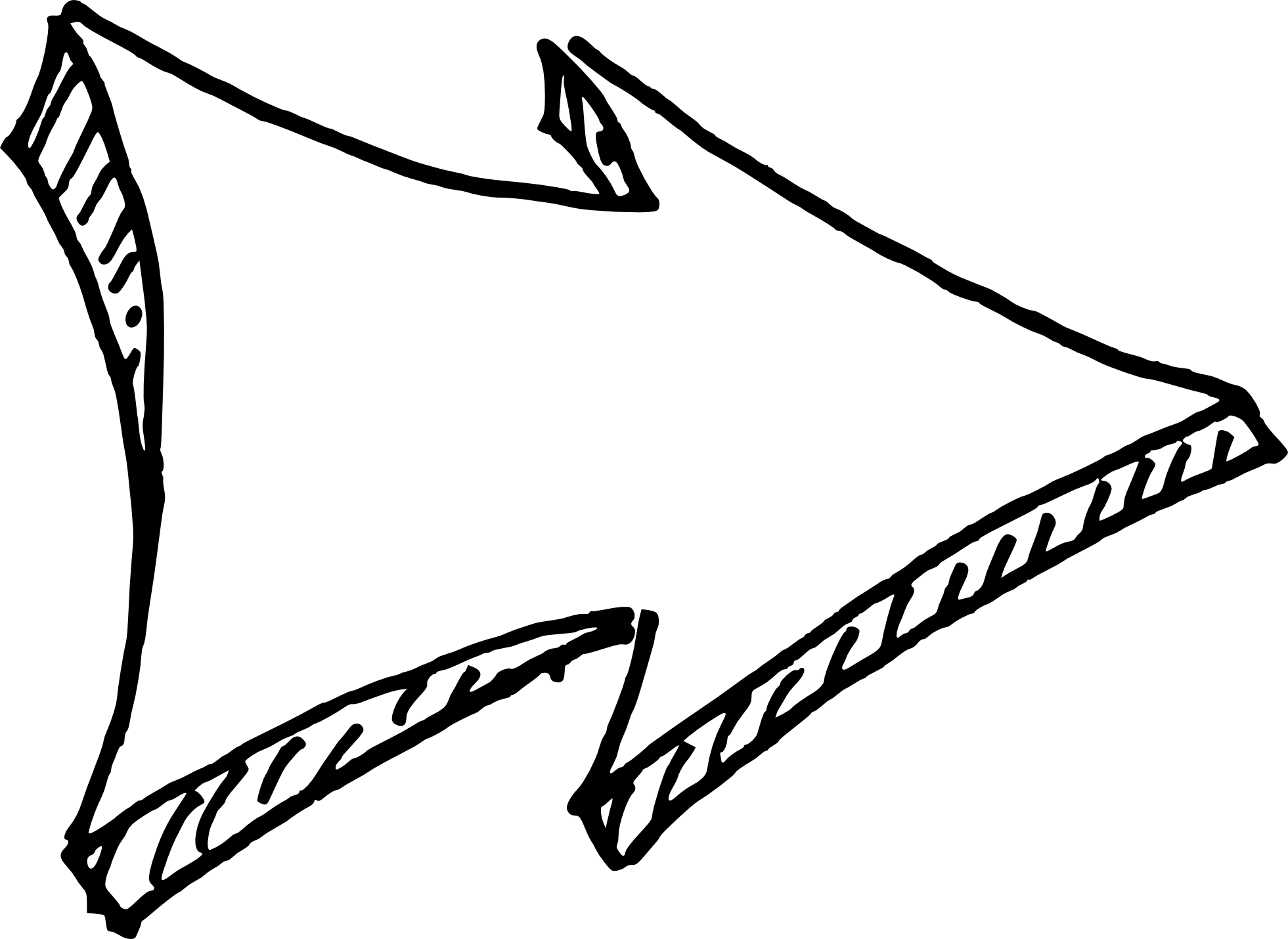 26 Arrow Drawing Vol - White Drawing Arrow Clipart - Full Size Clipart ...