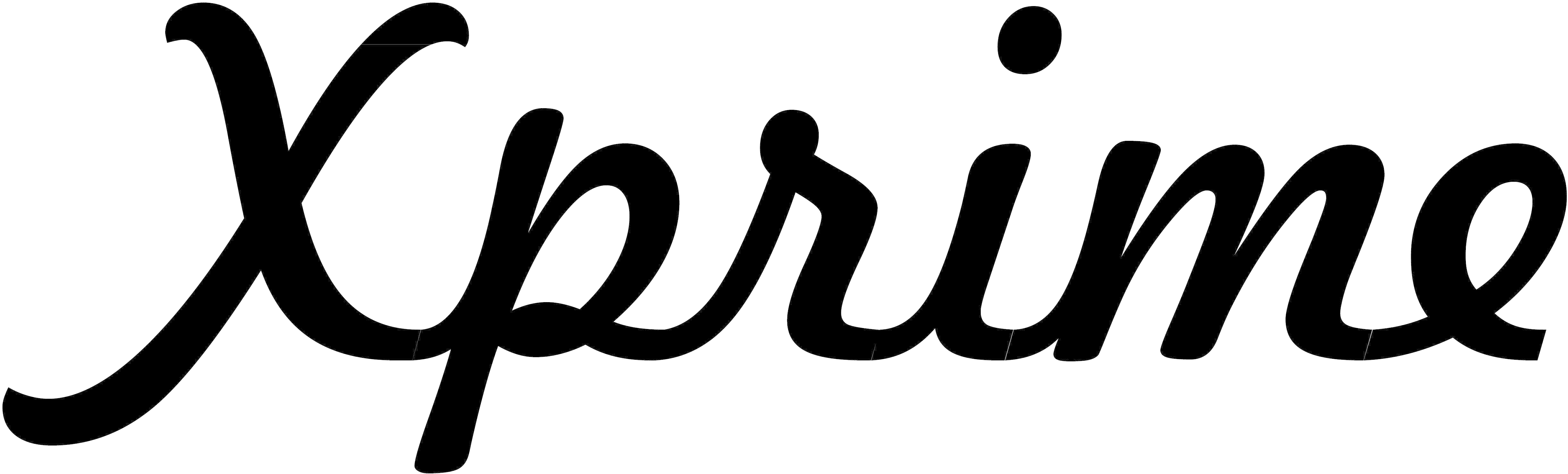 Xprimelogonoback - Calligraphy Clipart - Full Size Clipart (#4083944 ...