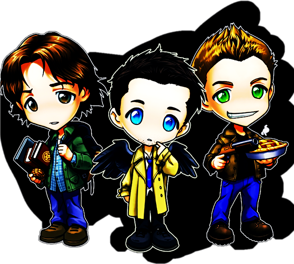 Spn Sticker - Cartoon Clipart - Full Size Clipart (#4088827) - PinClipart