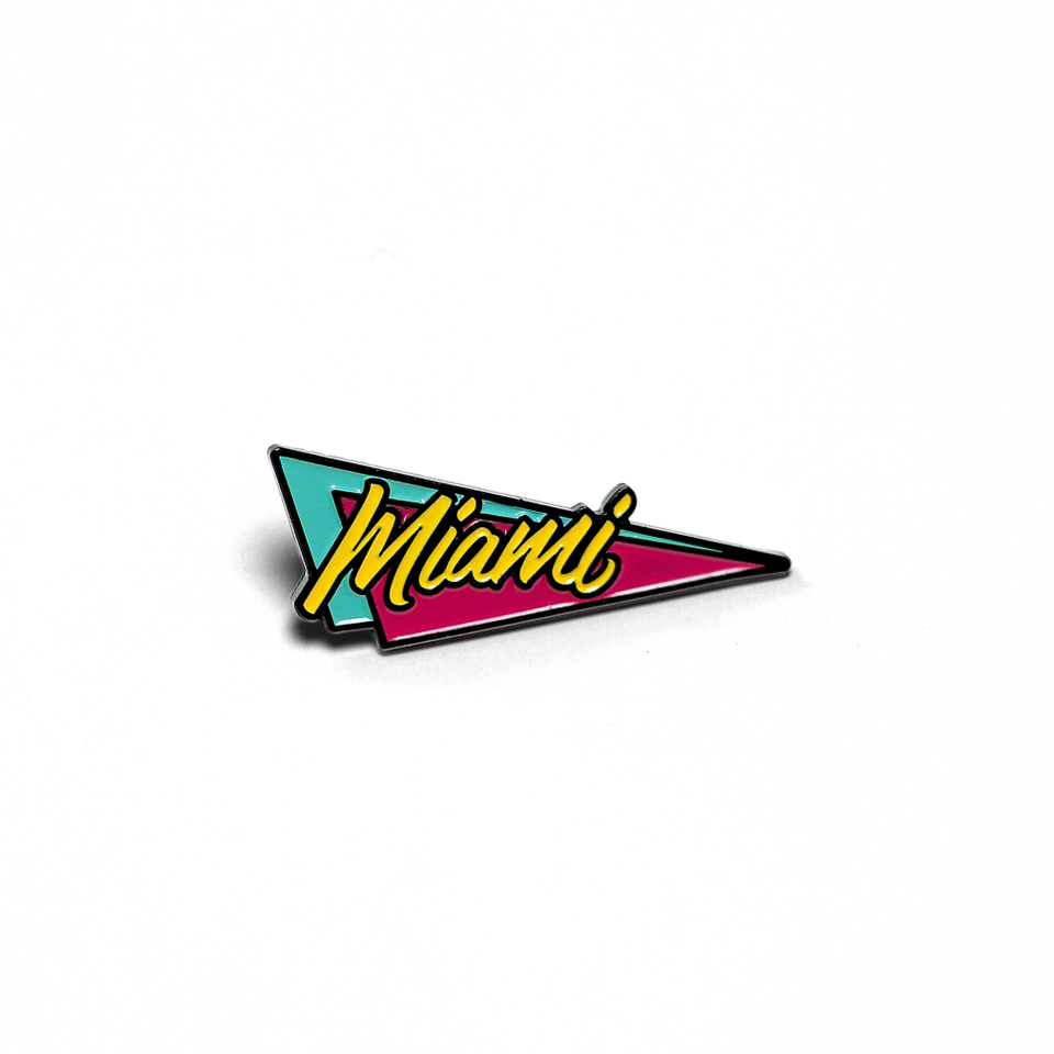 Miami Retro Pin Clipart - Full Size Clipart (#4091955) - PinClipart