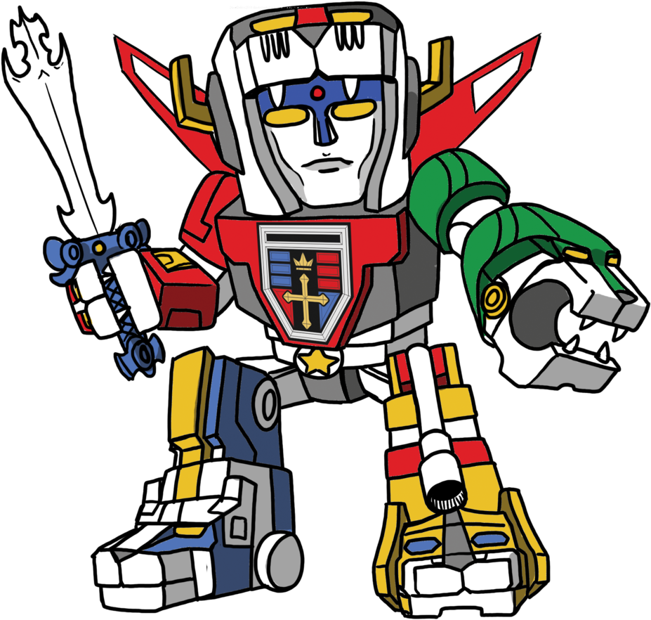 Voltron - Cartoon Clipart - Full Size Clipart (#4092685) - PinClipart