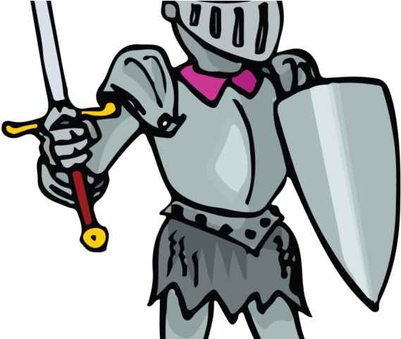 Knight Clipart Armored Knight - Knights Cartoon Clipart Transparent ...
