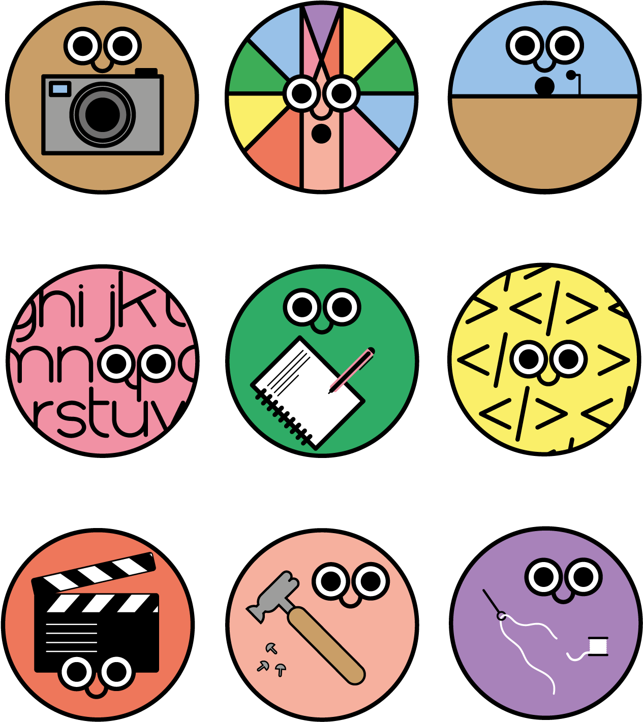 Skill Stickers Designed By Lauren Doherty Clipart - Full Size Clipart ...