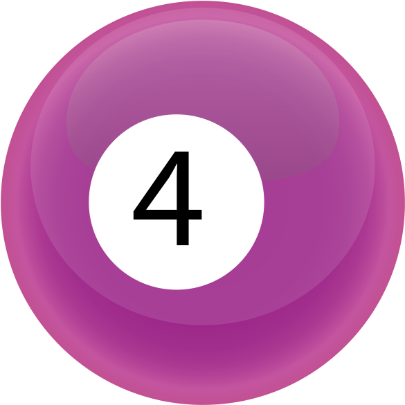 Free 4 Ball - Clip Art - Png Download - Full Size Clipart (#412966 ...